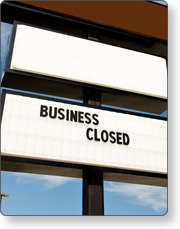 Business Closed Sign