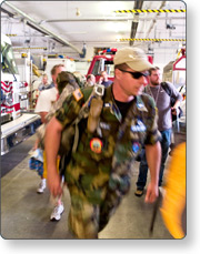 Responders at the command center