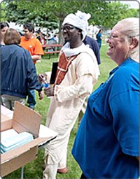 Diverse community members