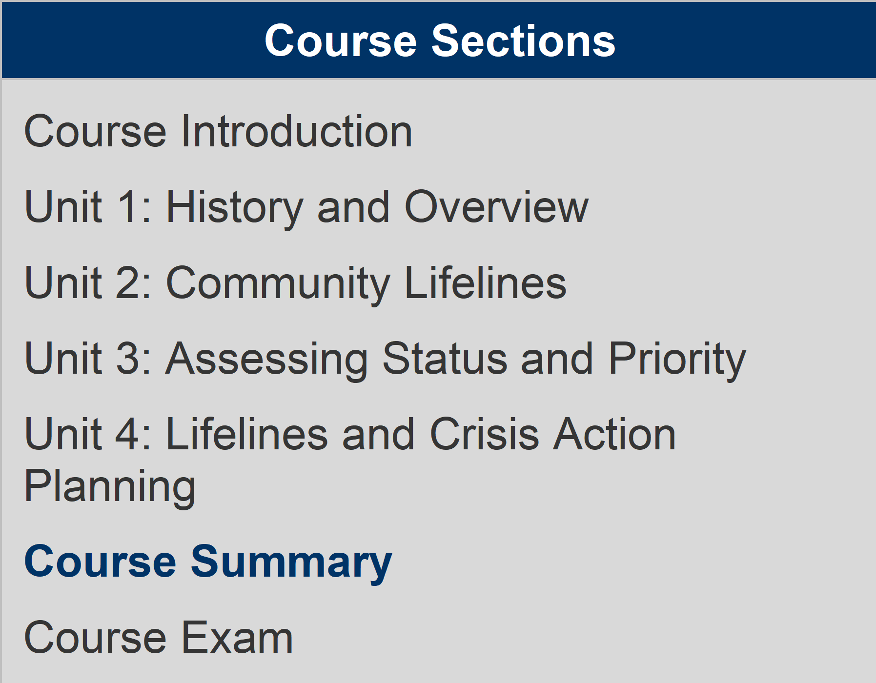 This image displays the current lesson to help students keep track of ...
